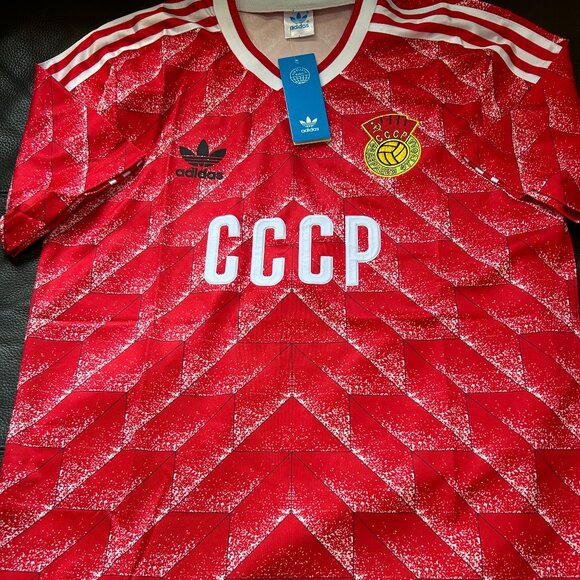 adidas | Shirts | Adidas Retro Ussr Soviet Union National Team Mens ...